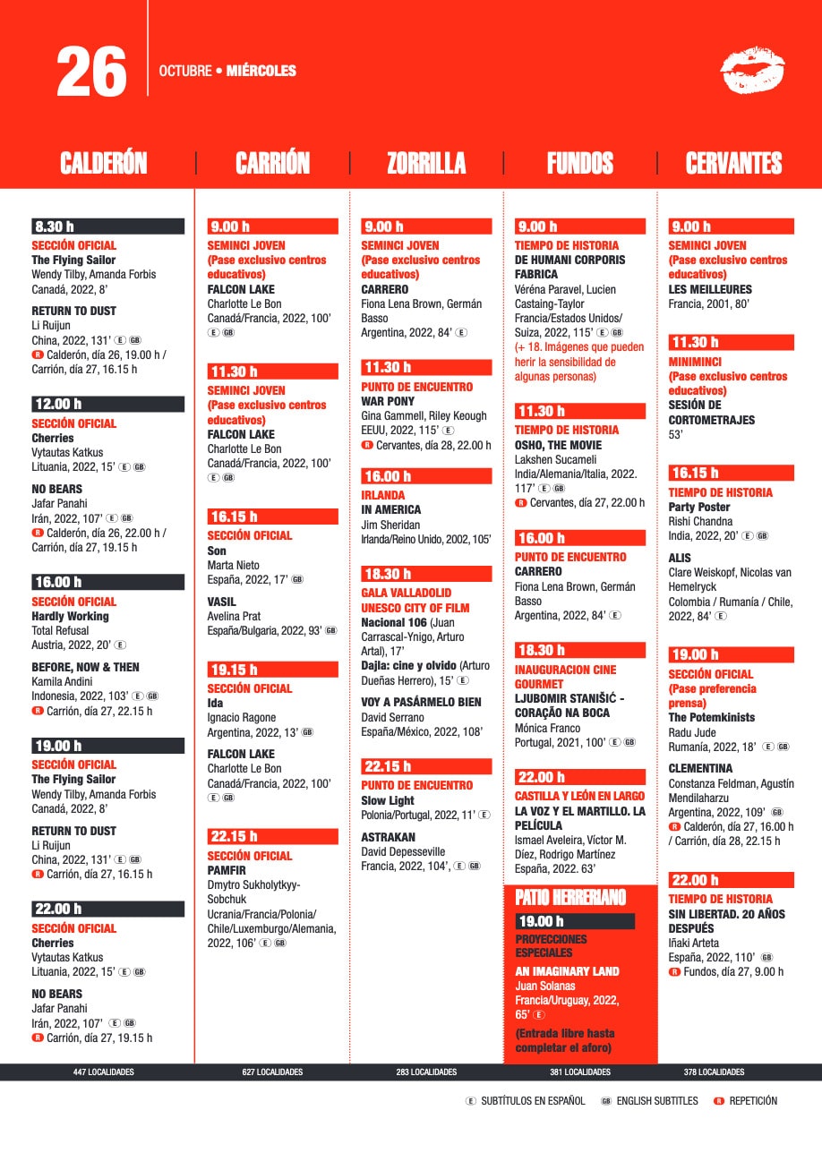 Programación 2022 - SEMINCI