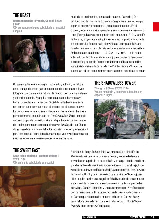 Programa de mano 68Seminci - SEMINCI