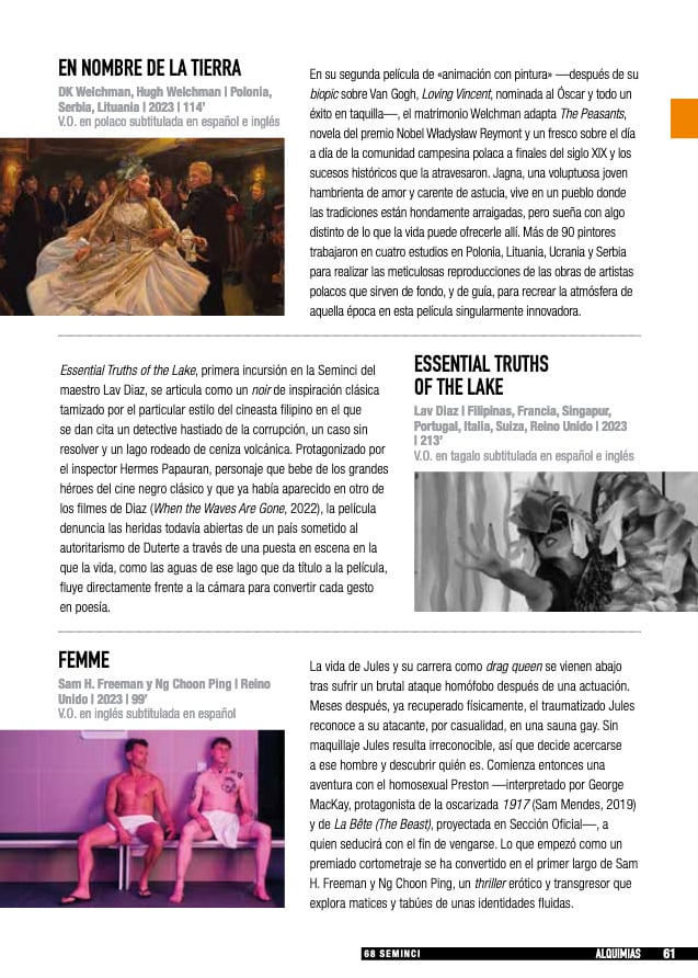 Programa de mano 68Seminci - SEMINCI