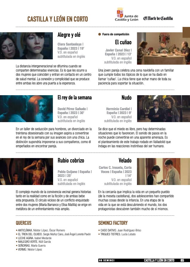 Programa de mano 68Seminci - SEMINCI