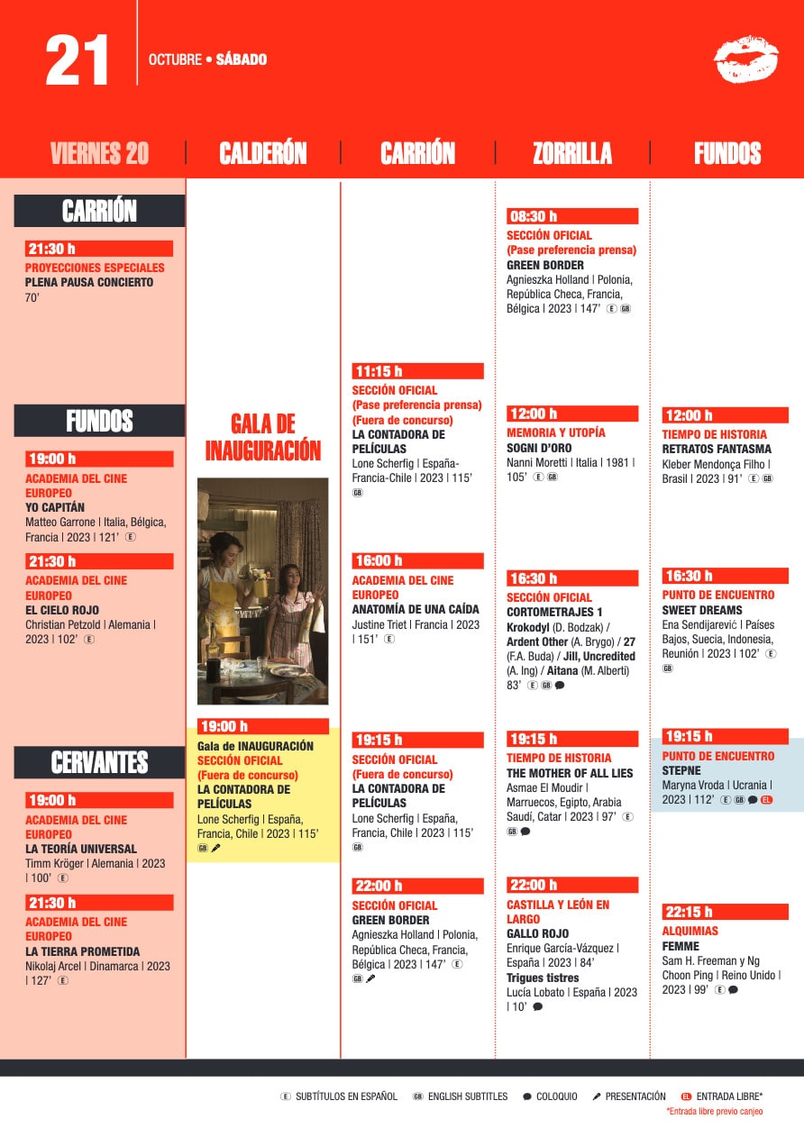 Programacion 2023 - SEMINCI