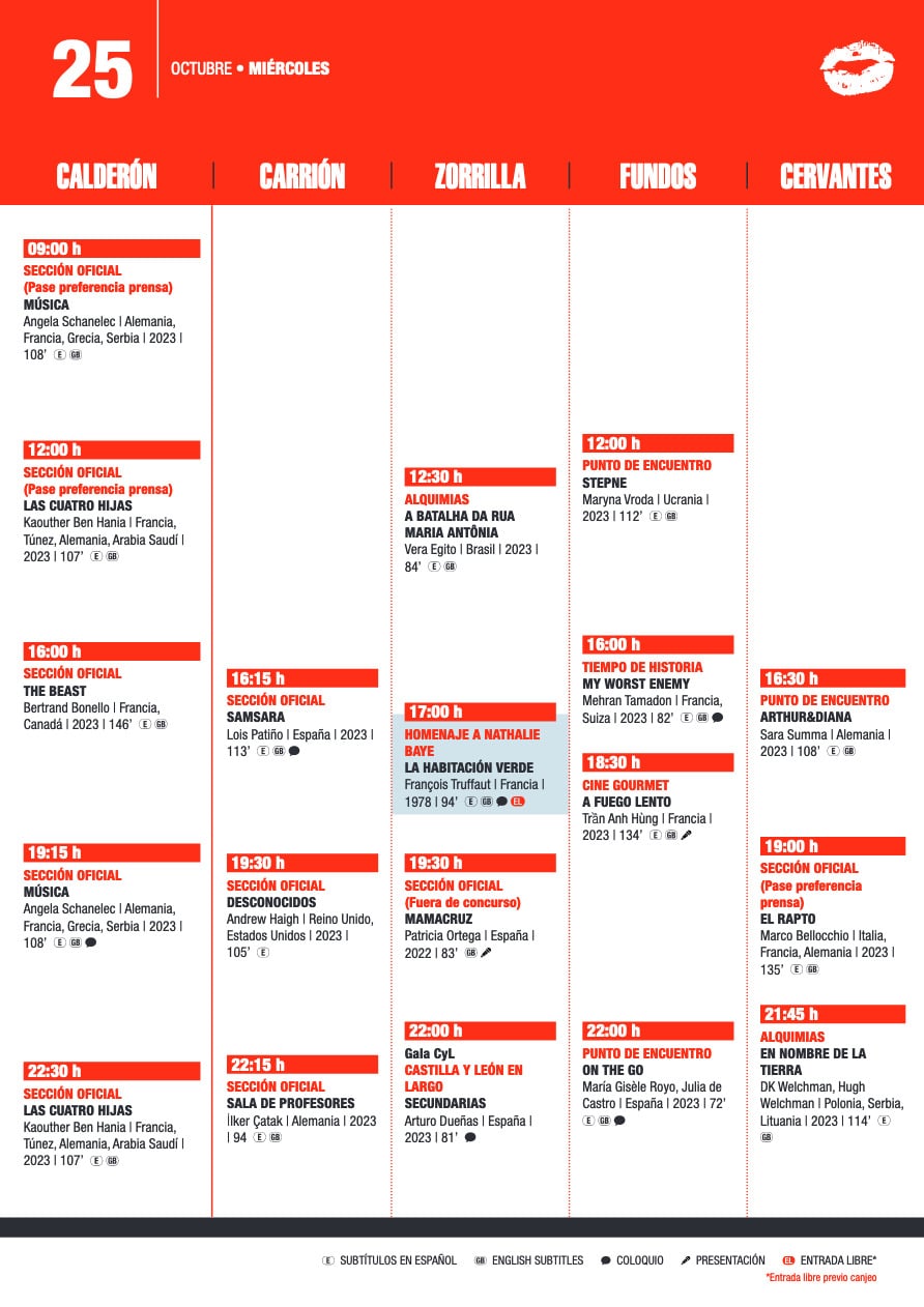 Programacion 2023 - SEMINCI